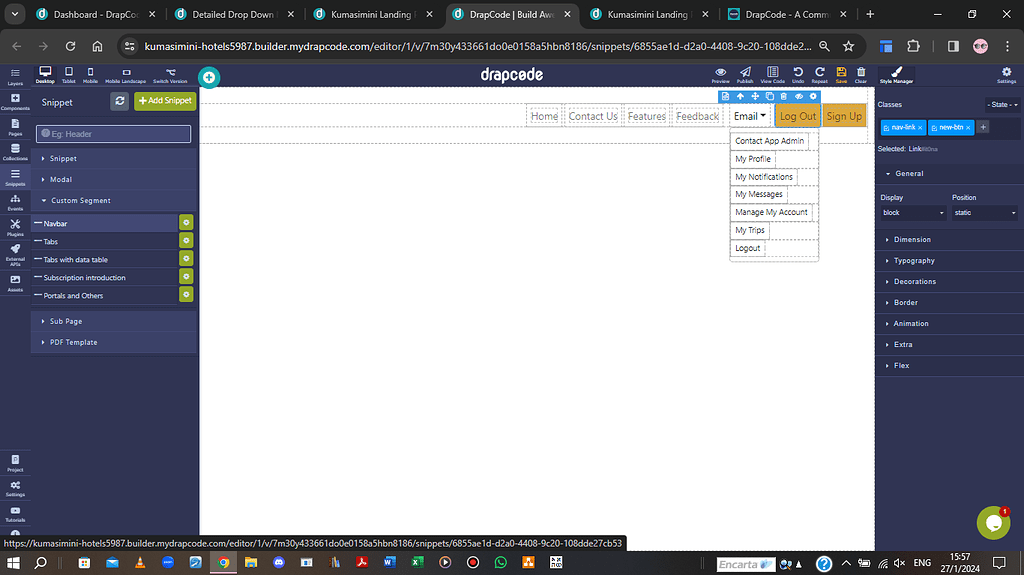 Conditional Visibility not working with Custom Segment - DrapCode