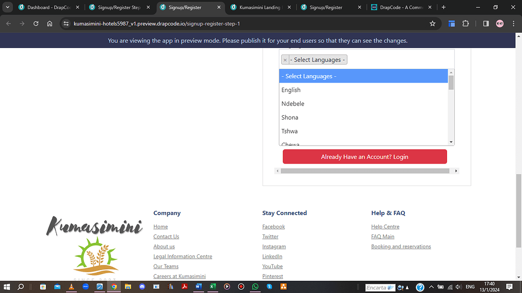 [Solved] Working In Preview and Not Woking in Publish Mode - DrapCode